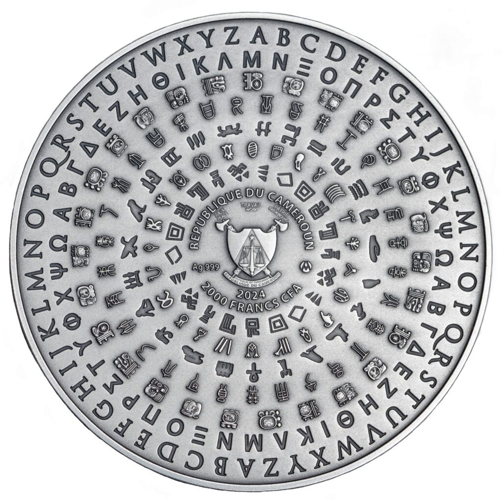 Cameroon 2000 Francs 2024 Silver 999. 2oz Ø50mm Antique Finish ...