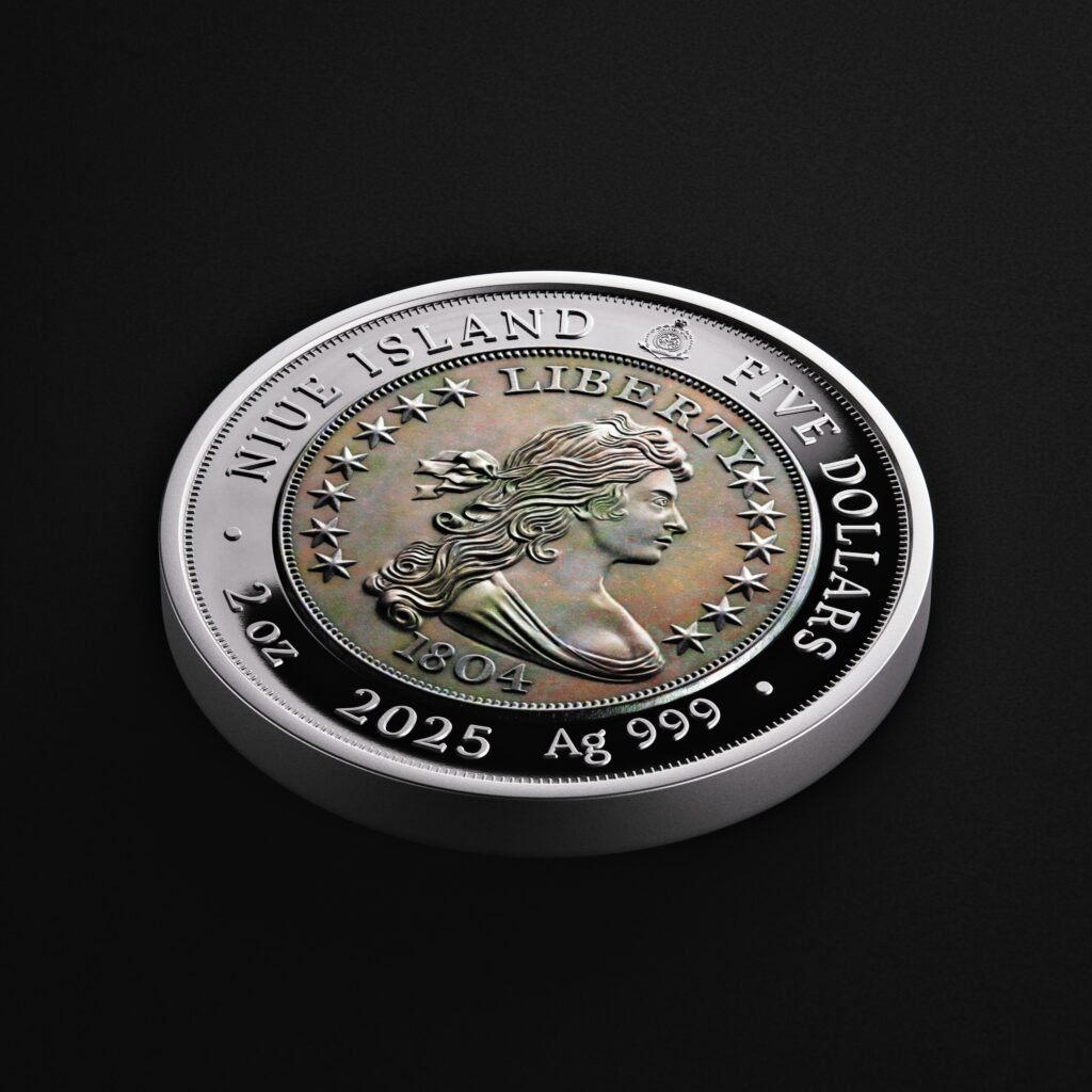 🆕 Niue $5 2025 Silver 999. 2oz Ø50mm Proof / Antique :: GREATEST USA ...